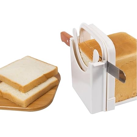 Foldable Bread Slicer Adjustable Cutting Mold Thicknesses Toast Slicing ...
