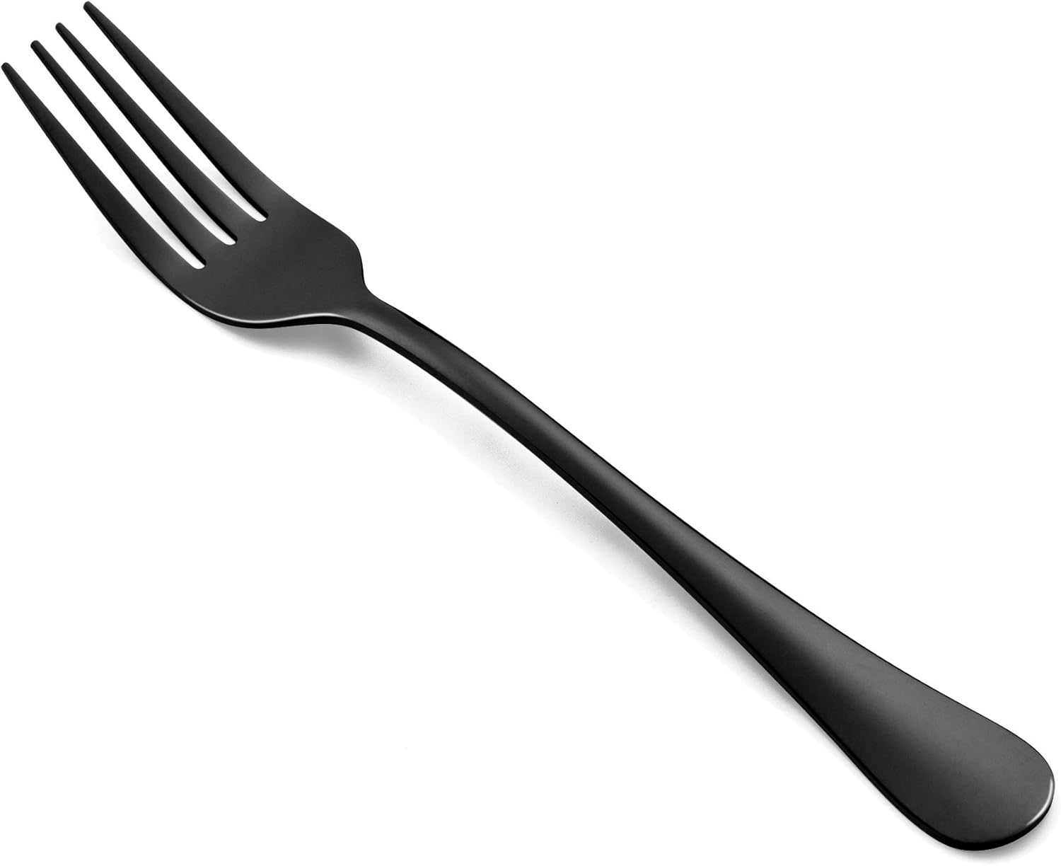 Amazon.com: Black Salad Forks Set for 8, Stainless Steel 6.8-Inch ...