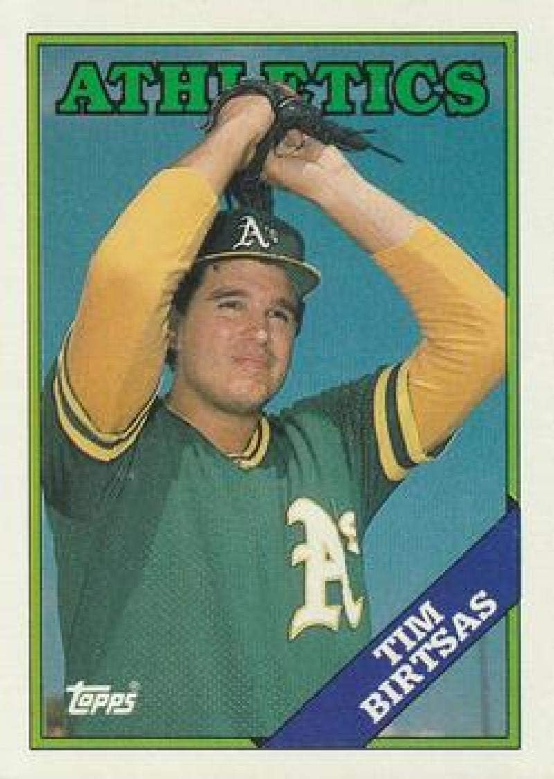 Amazon.com: 1988 Topps #501 Tim Birtsas : Collectibles & Fine Art