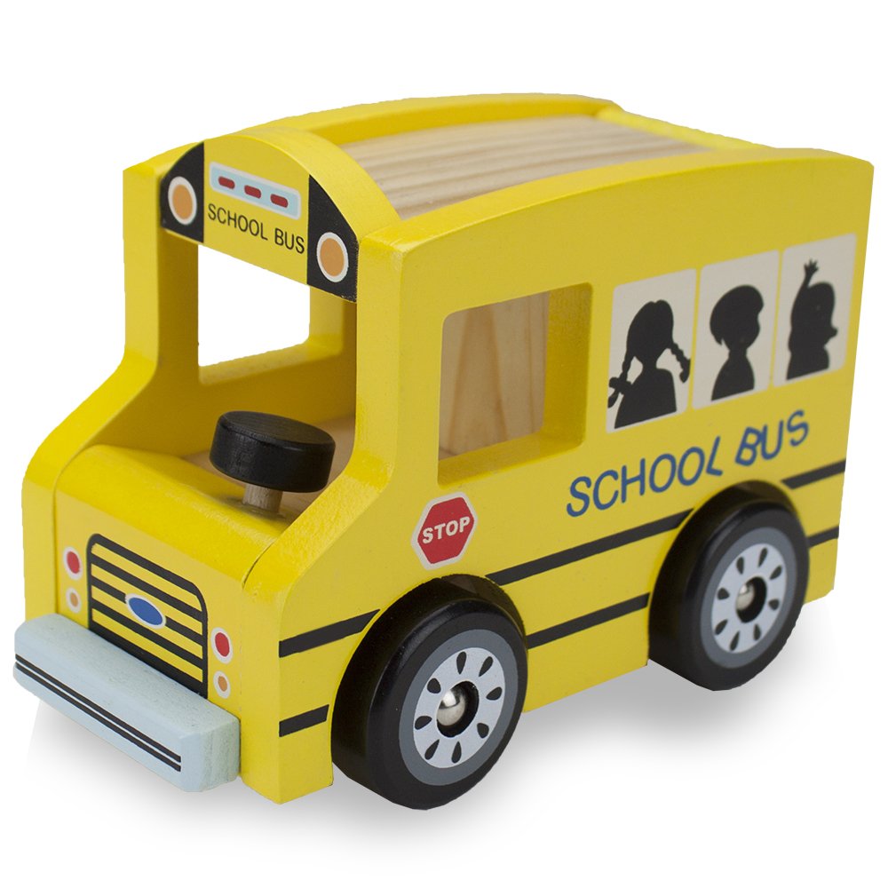 Snapklik.com : Wooden Wheels Natural Beechwood Chunky Cars And Vehicles ...