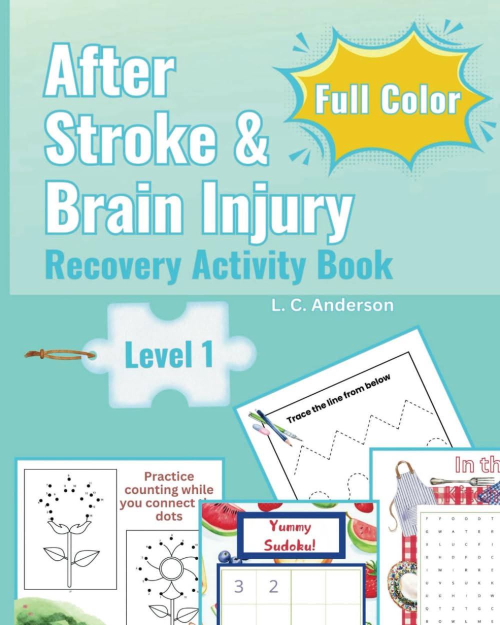 Amazon.com: After Stroke & Brain Injury: Recovery Activity Book - Level ...