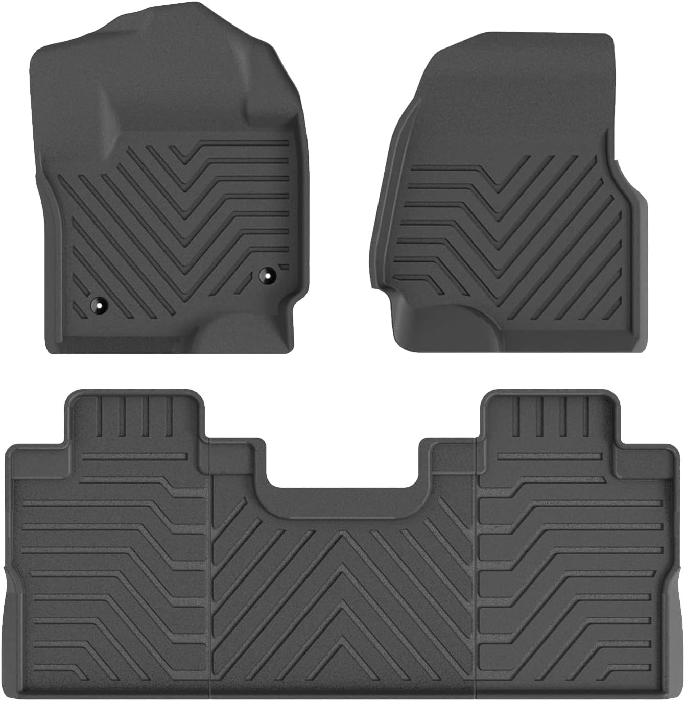 Amazon.com: Floor mats for F250 F350 F450 Crew Cab 2017-2024, Floor ...