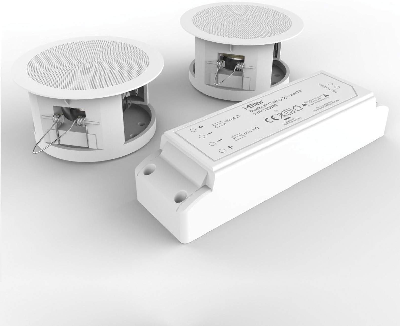 i-Star Ceiling Bluetooth Speakers Complete Kit - Easy To Install ...