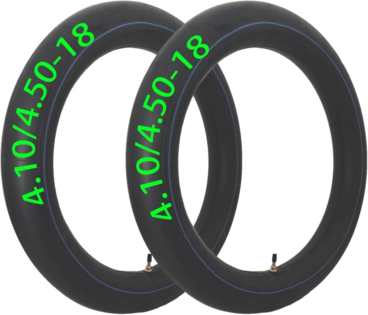 Amazon.com: 2-Pcs 4.10/4.50-18 Inner Tube 110/100-18, 110/90-18, 110/80 ...