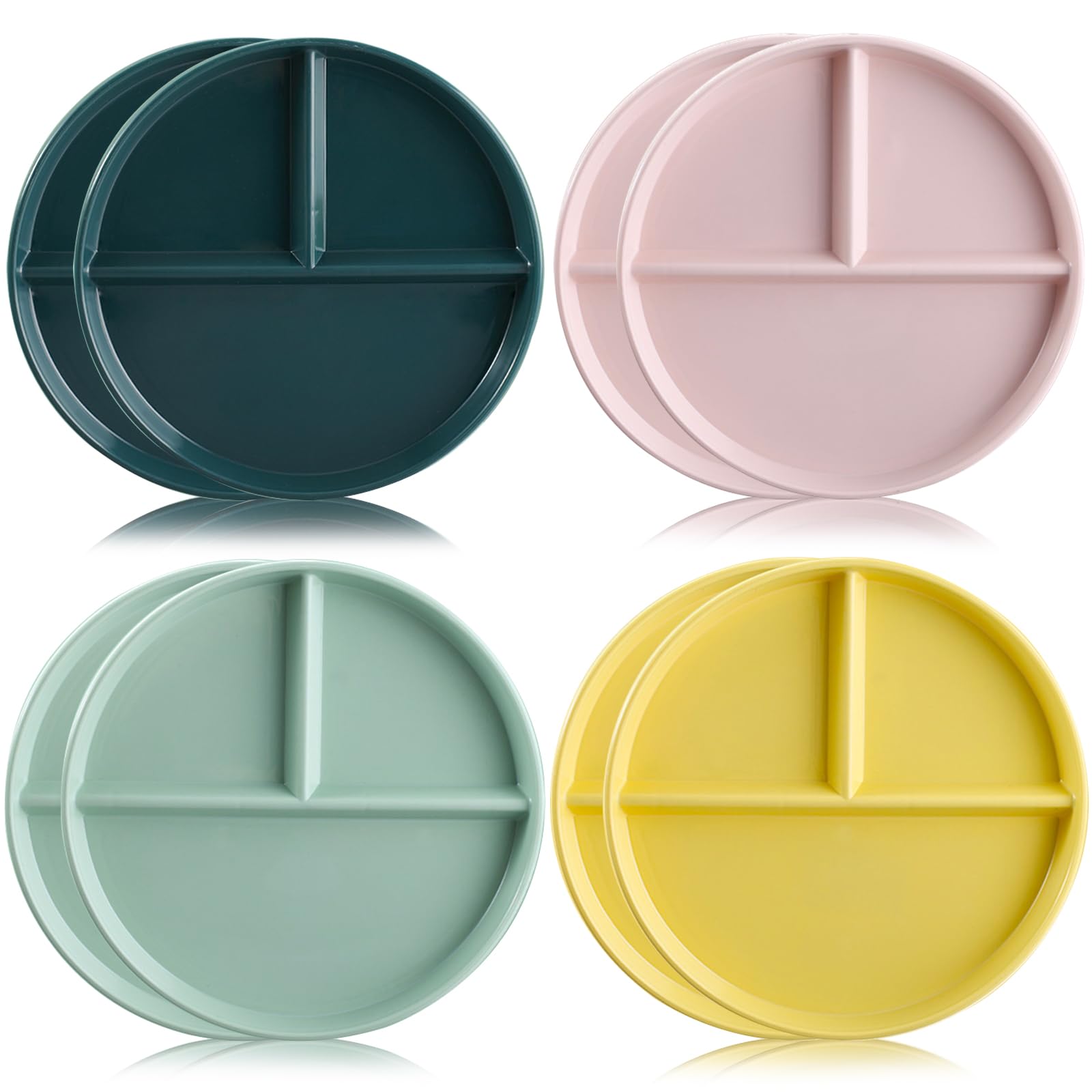 Divided Dinner Plate For Dieting