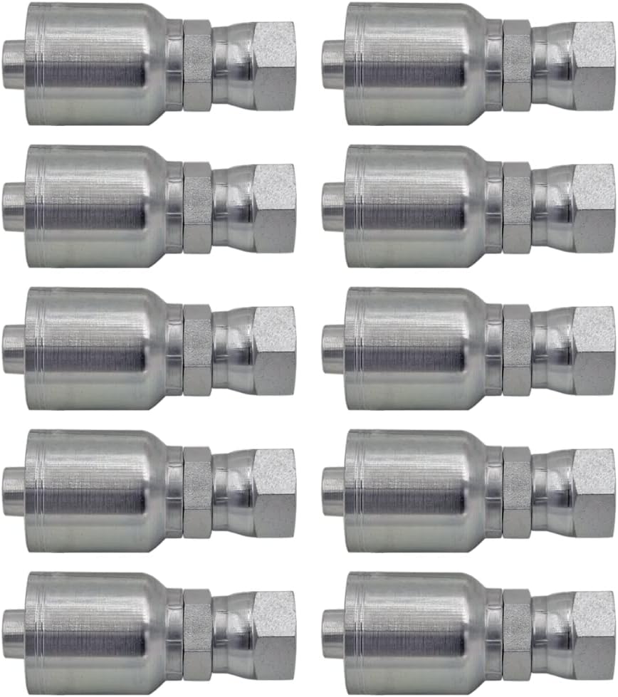 Amazon.com: (10-PCS) L-FJX-06-06 3/8'' ID Hose x 3/8'' 37° Female ...