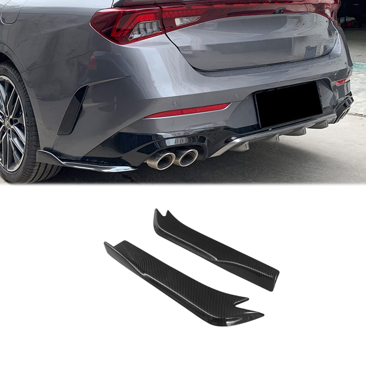 Amazon.com: Hyorabyn Rear Bumper Lip Spoiler for Kia K5 Optima DL3 2021 ...