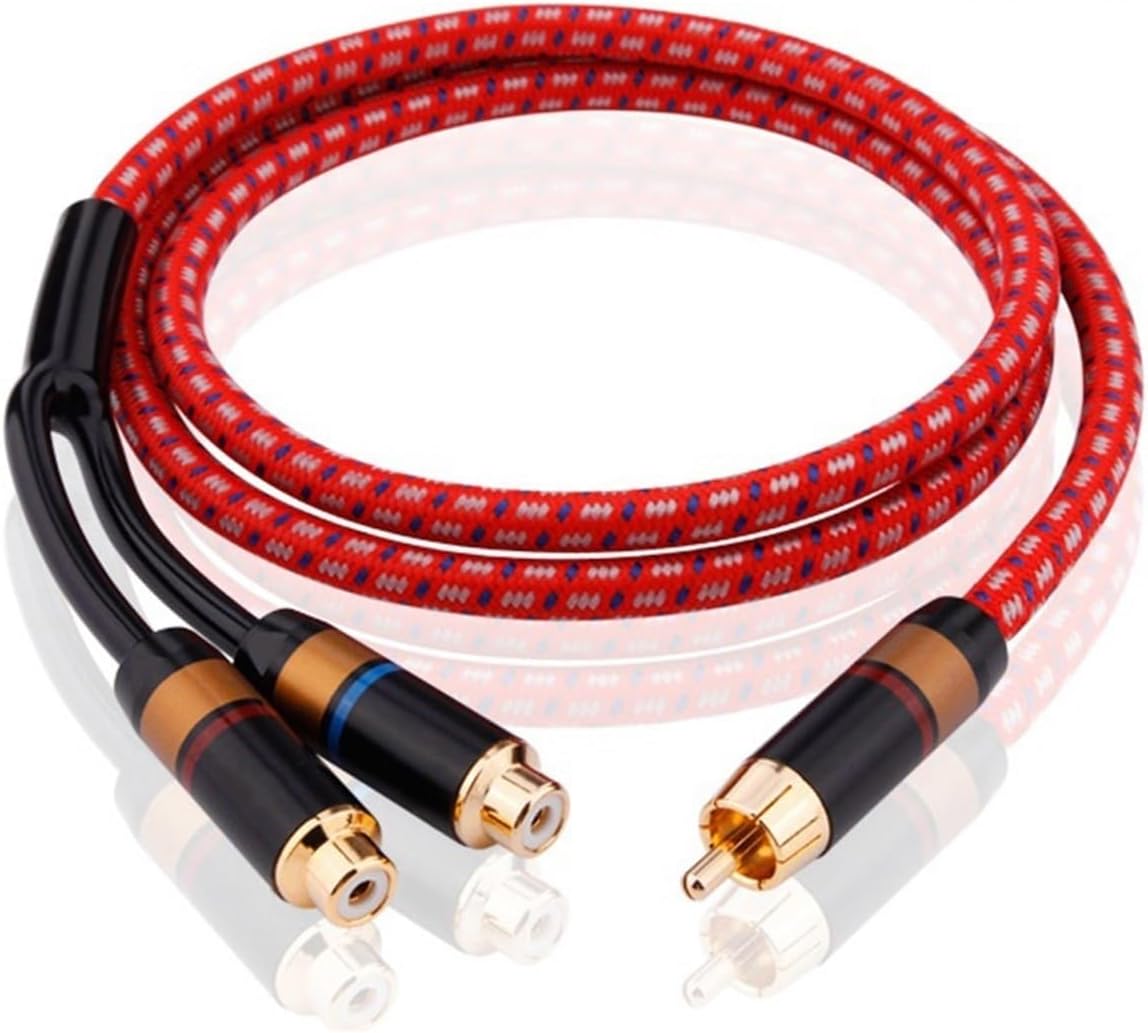Amazon.com: AUDOLE HiFi Cable Hi-Fi Audio Cable Interconnect Cable(5 ...