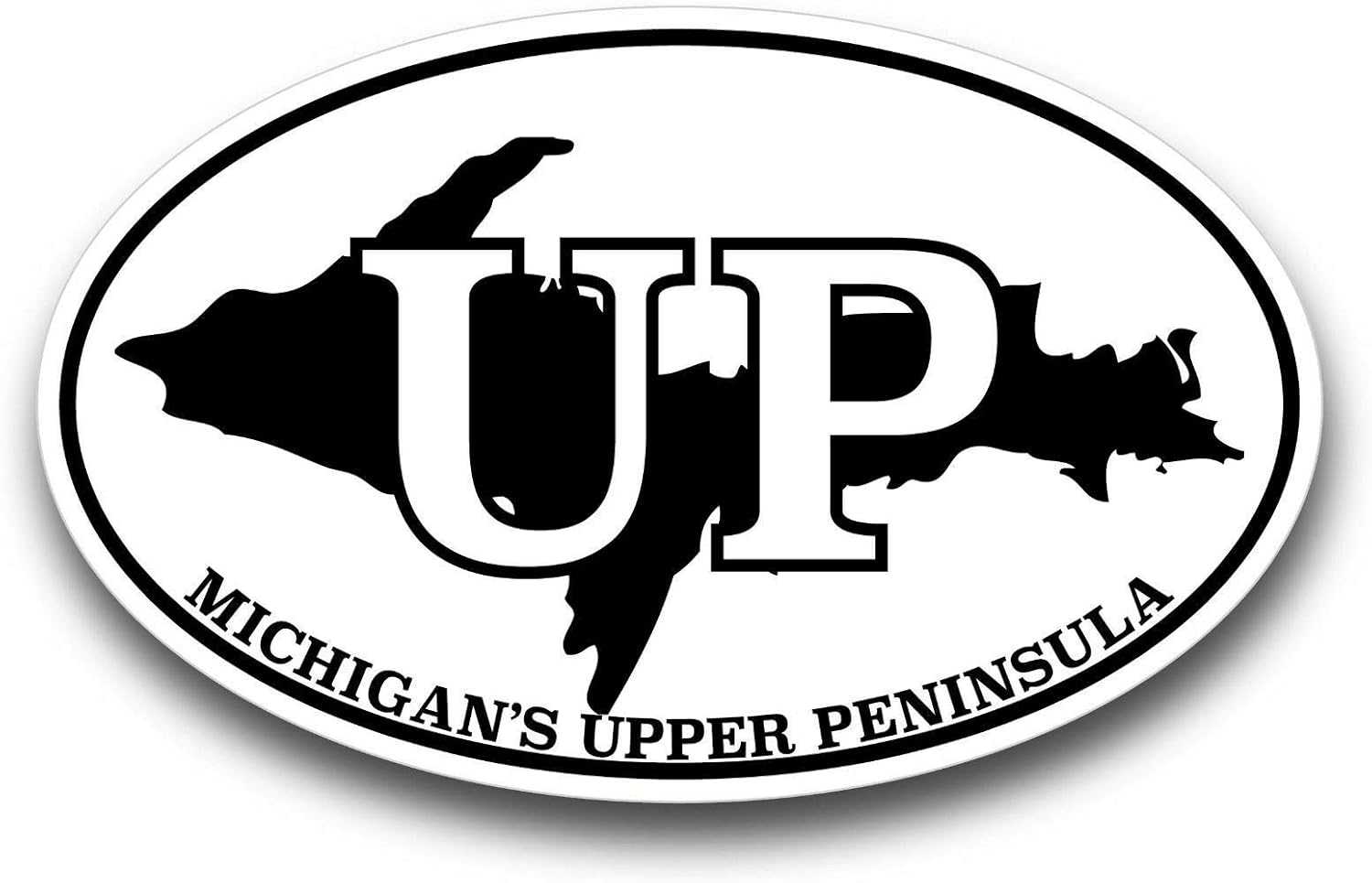 Amazon.com: Michigan Upper Peninsula Sticker for Car Vinyl Decal Window ...