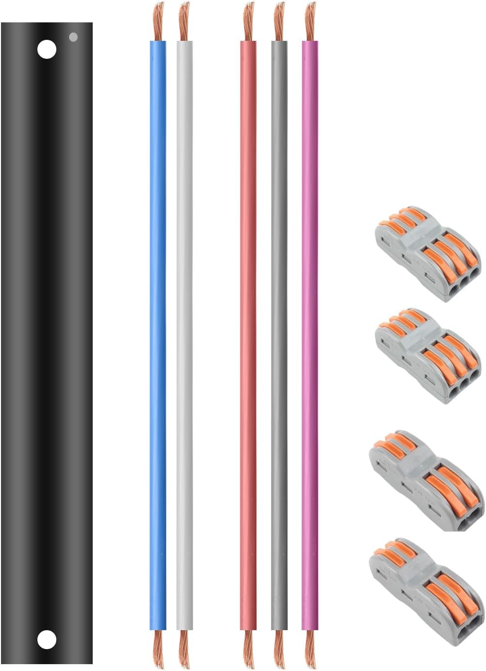 HUNTER 99779 60-inch Ceiling Fan Wire Extension Kit, Black - Amazon.com