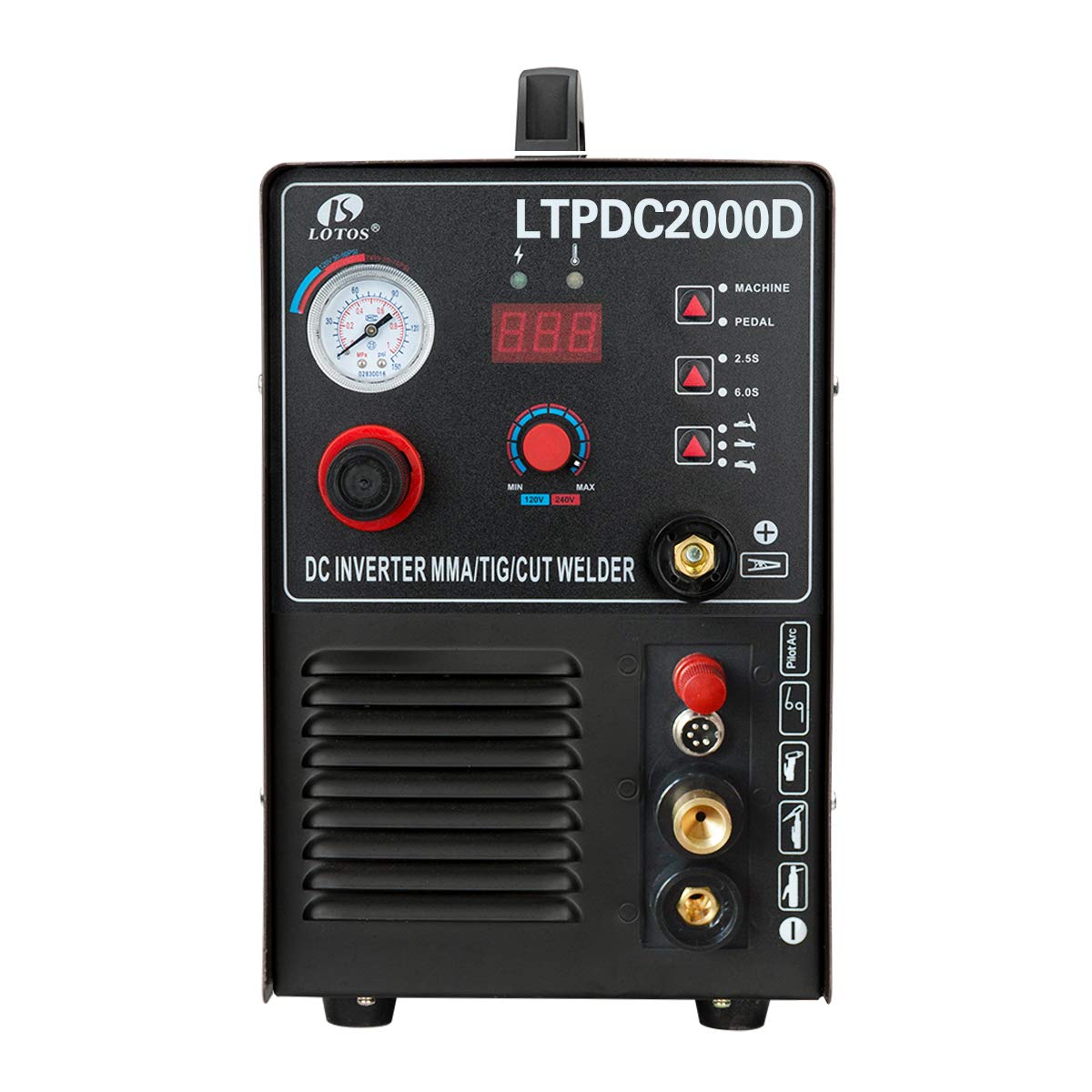 LOTOS LTPDC2000D Non-Touch Pilot Arc Plasma Cutter Tig Welder and Stick ...