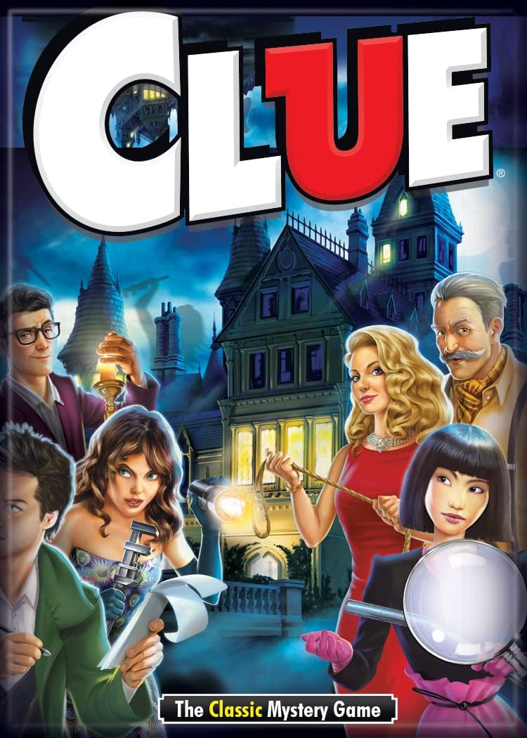 Amazon.com: Ata-Boy Clue Game Box Cover 2.5" X 3.5" Magnet for ...