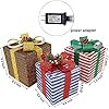 Amazon.com: Lulu Home Christmas Lighted Boxes, 60 LED Light Up ...