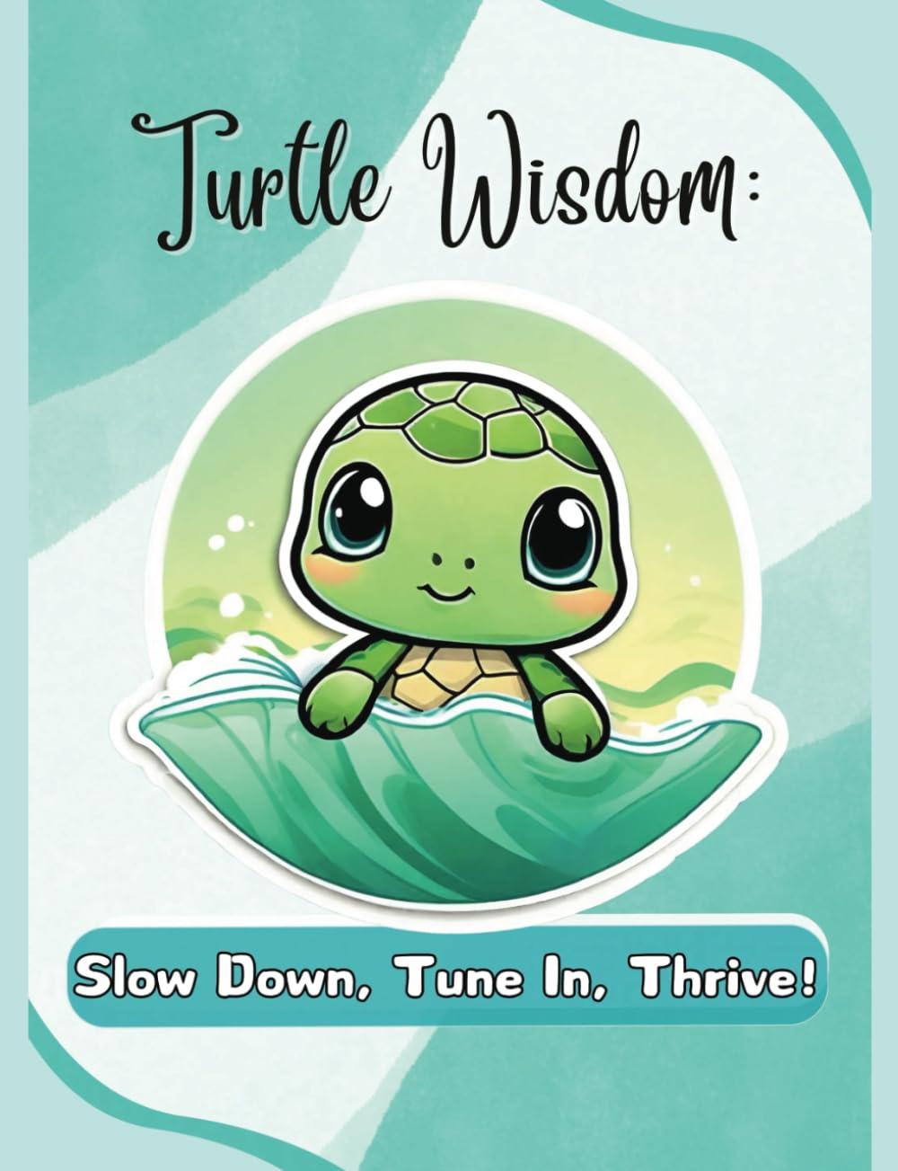 Cute Kawaii Turtle Composition Notebook with Mindful Inspirational ...