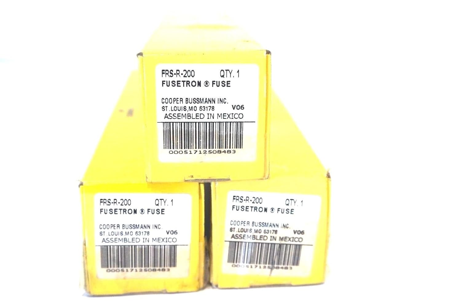 3 New BUSSMANN FUSETRON FRS-R-200 FUSES FRSR200: Amazon.com: Tools ...