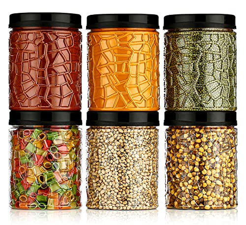 Buy AMBIOUS All Big Size Zigzag Containers for Kitchen -1500ml, Set Of ...