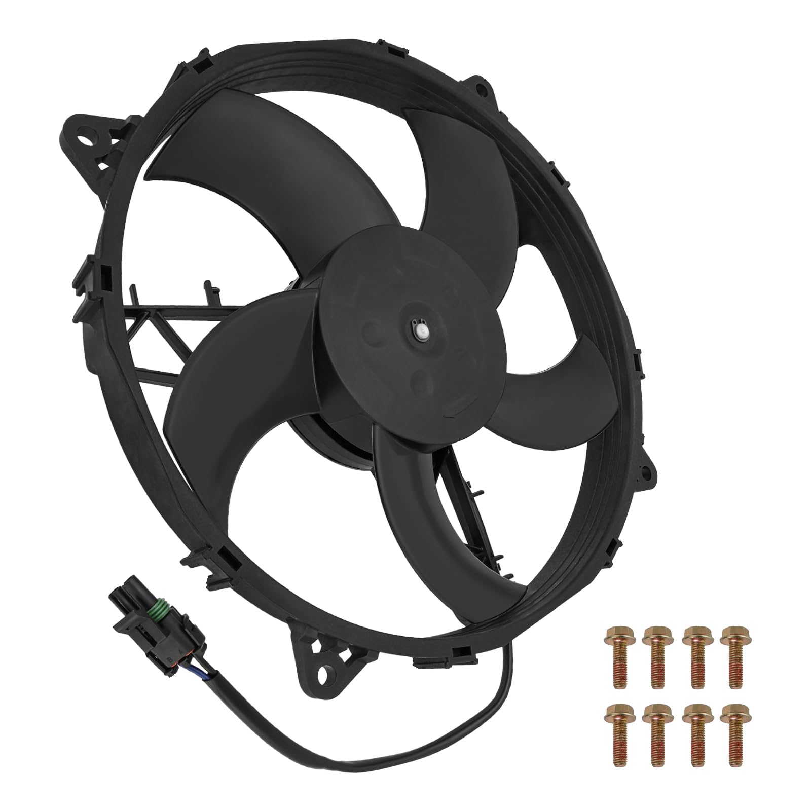 Amazon.com: M MATI Radiator Cooling Fan for Polaris RZR 800 570 2008 ...