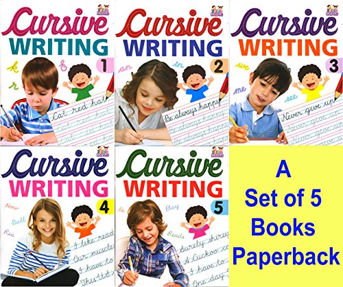 Cursive Writing 1- 5 Books Set : Amazon.in: Books