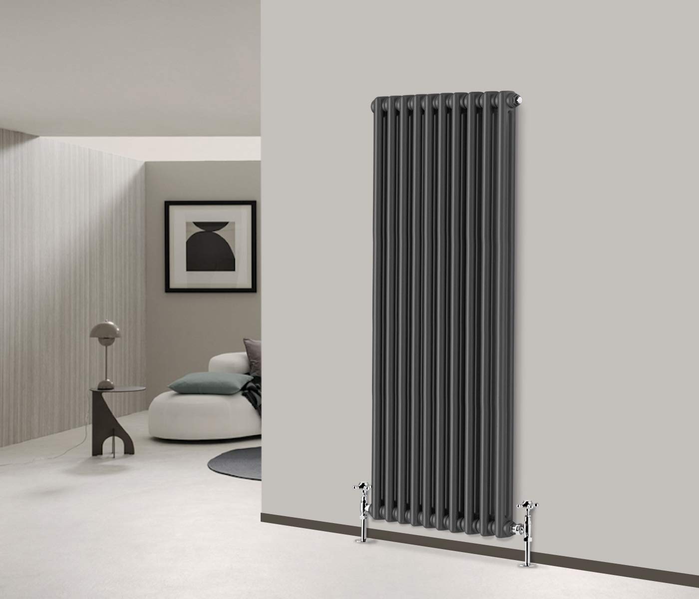 NRG 1500x470 Traditional Colosseum Cast Iron Bathroom Radiator ...