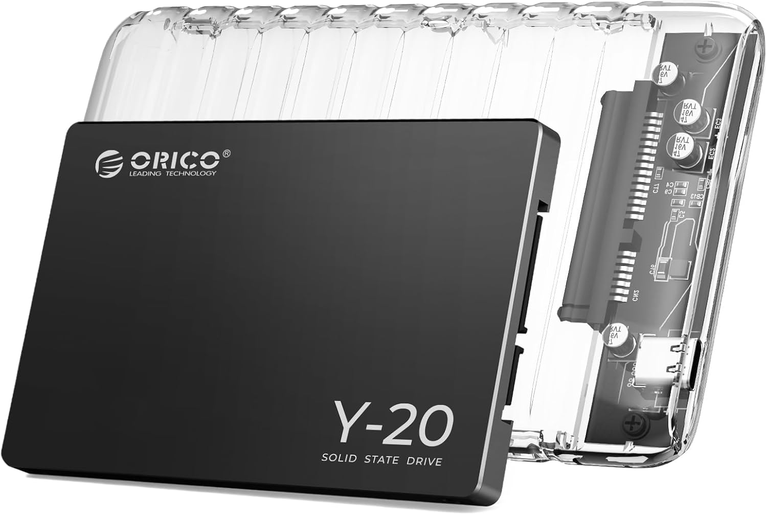 Amazon.com: ORICO 1TB SATA SSD and Transparent 2.5 Inch Hard Drive ...