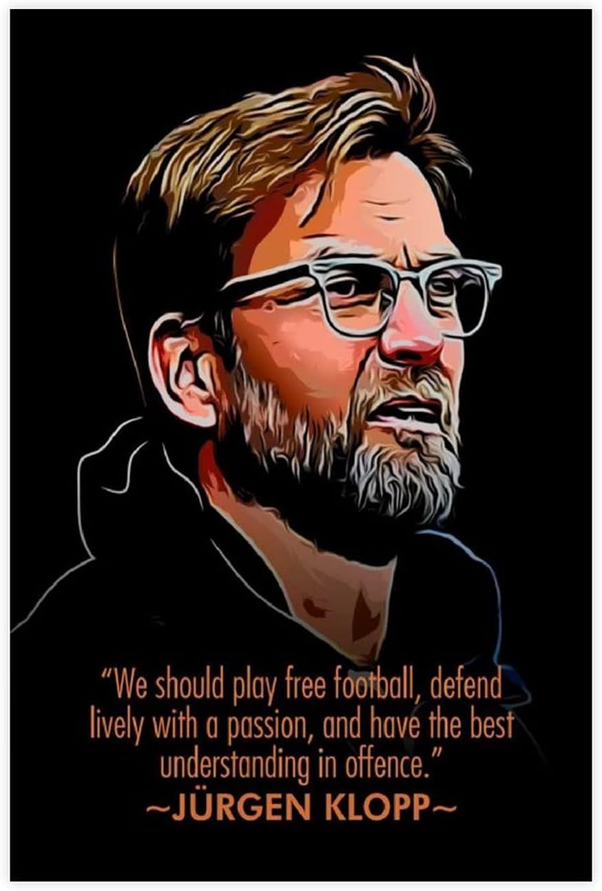 Football Sports Jurgen Klopp Motivational Quote India | Ubuy