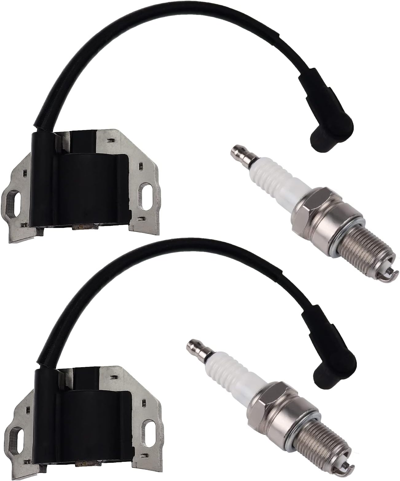 Amazon.com: 2PCS Ignition Coil Module with Spark Plug Compatible with ...