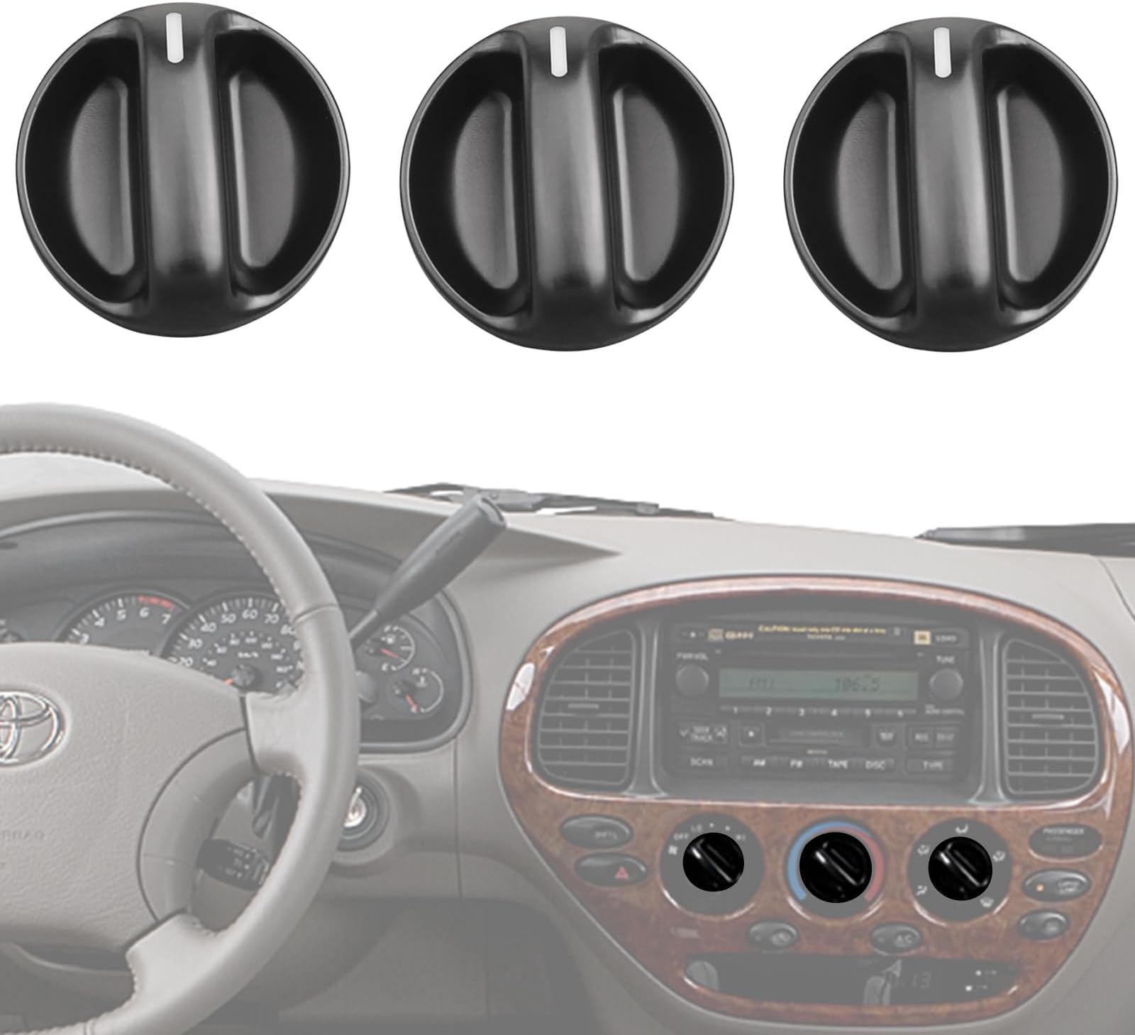 Amazon.com: Toyota Tundra Heater A/C Control Knobs for Year 1999-2006 ...
