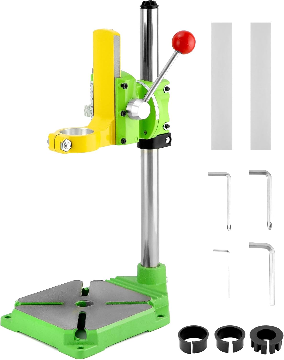 QWORK Drill Press Stand, Heavy Duty Floor Drilling Press/Rotary Tool ...