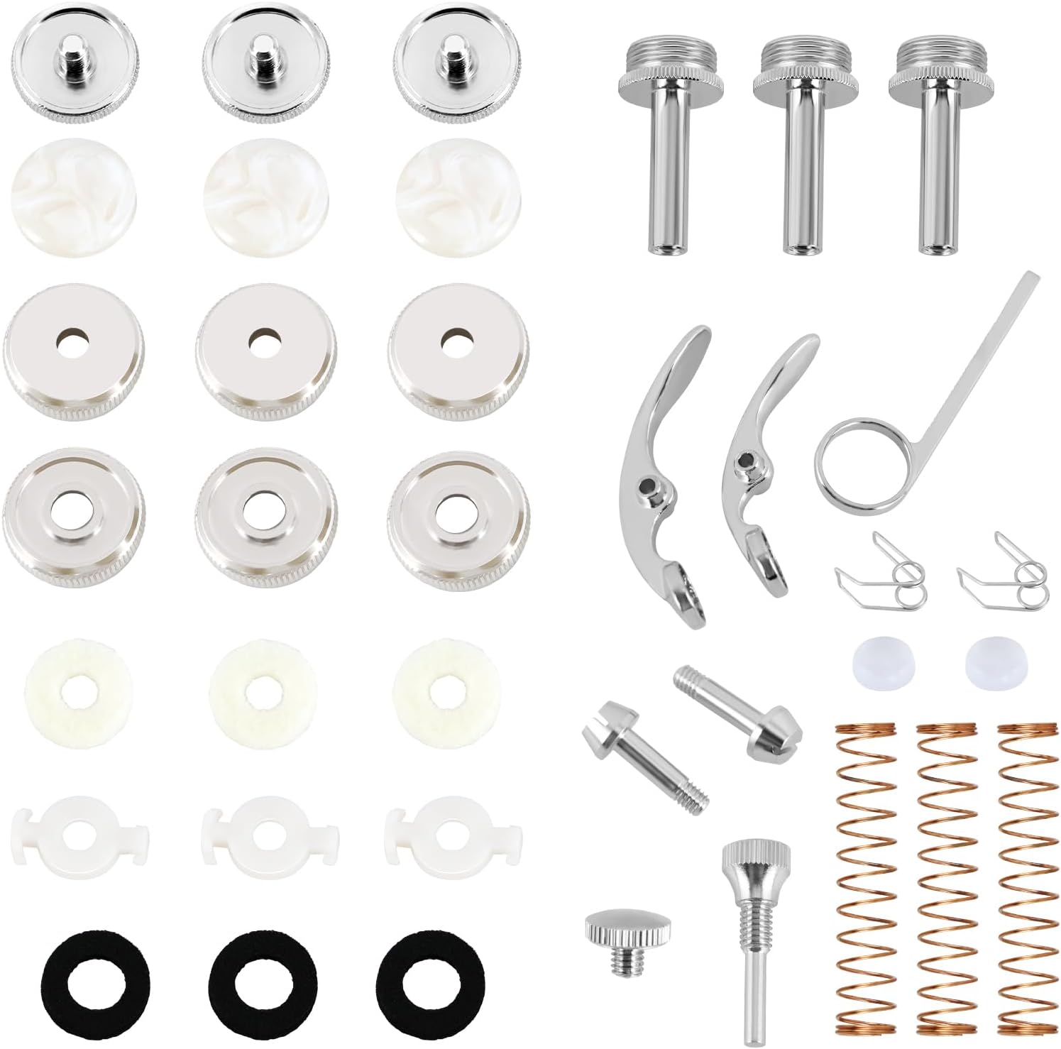 Amazon.com: TUOREN Trumpet Valve Sytem Replacement Parts include ...