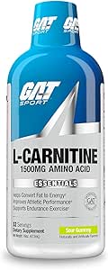 Amazon.com: GAT SPORT L-Carnitine Liquid1500mg. 32 Servings (Sour Gummy) : Health & Household