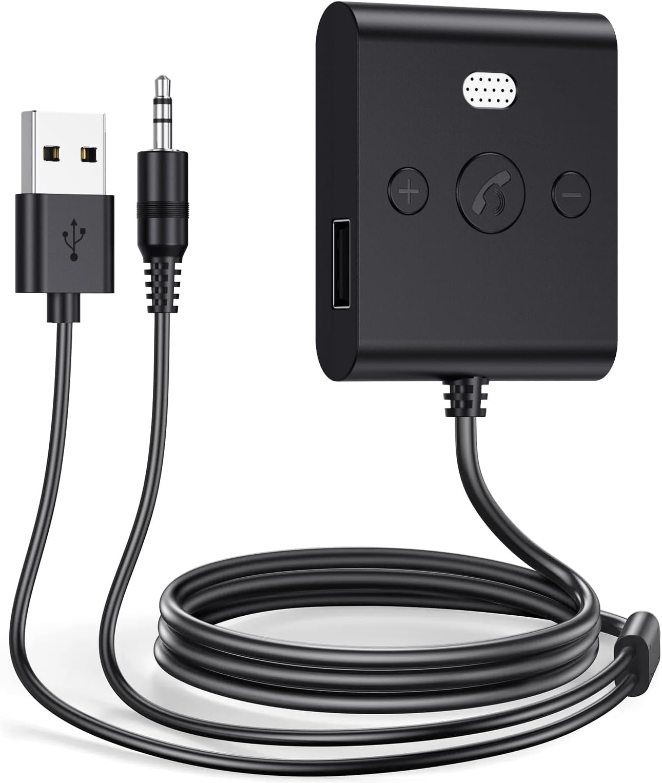 Amazon.com: Bluetooth 5.3 Aux Car Adapter, SONRU Bluetooth Receiver for ...