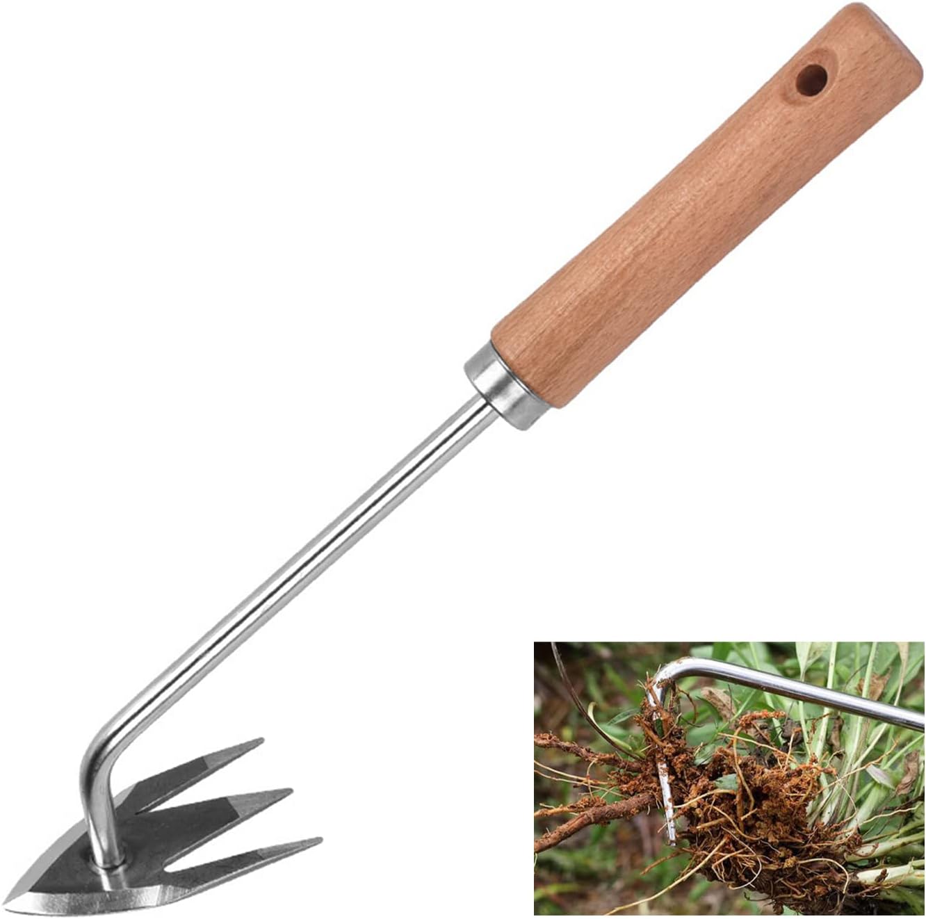 Amazon.com : MUTBUX Hand Weeder Tools, Gardening Lawn Weed Removal Tool ...