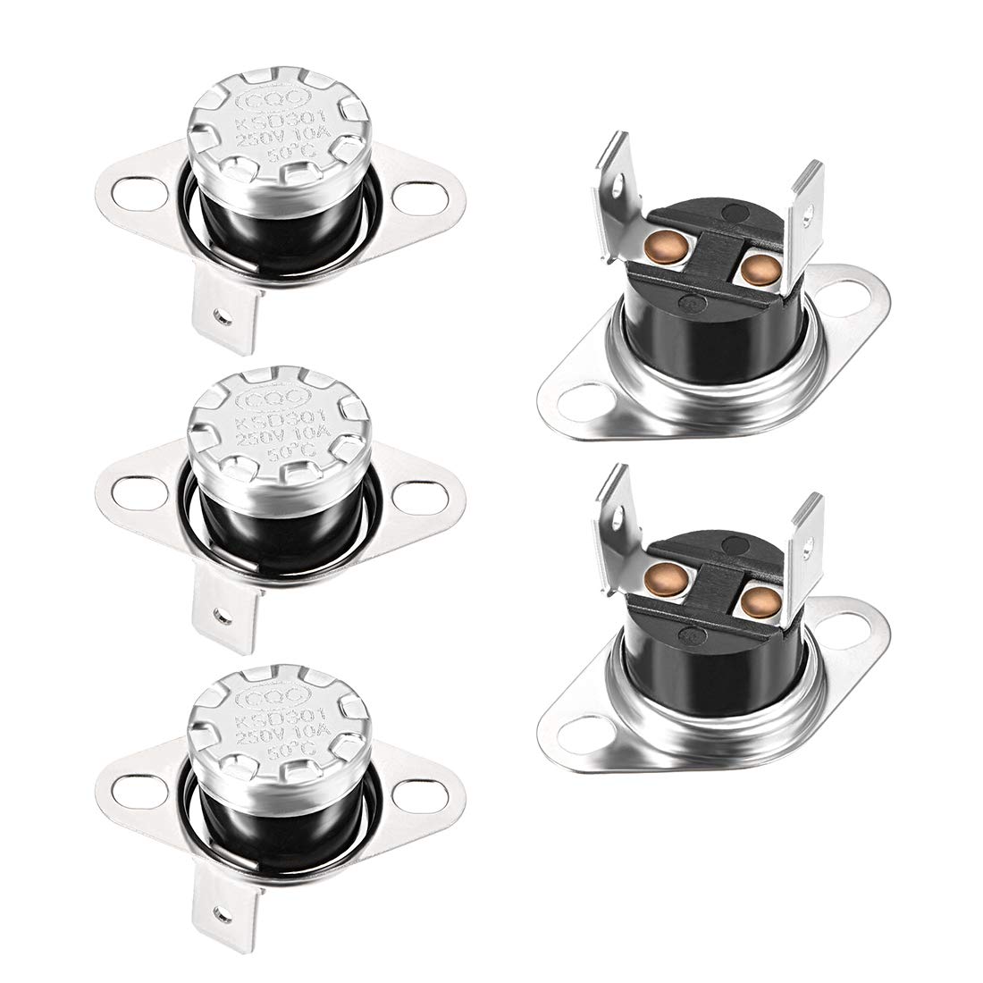 Snapklik.com : Uxcell KSD301 Thermostat 50C/122F 10A NC Adjust Snap ...