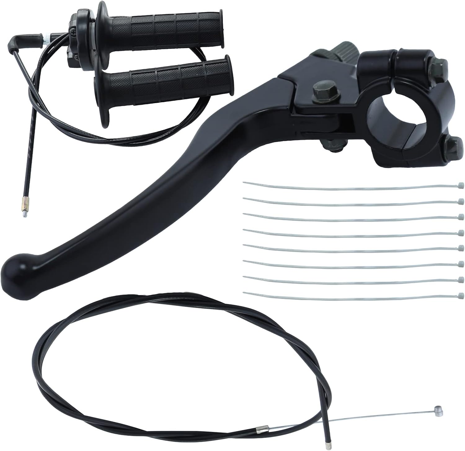 Amazon.com: Throttle Handle+Right Brake Lever, Handle, Brake Cable ...