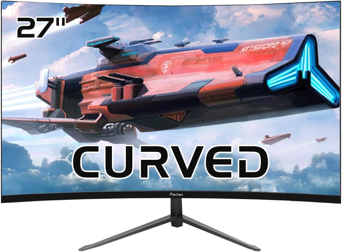 27" Frameless Curved Gaming Monitor 165Hz/144Hz Computer Display ...