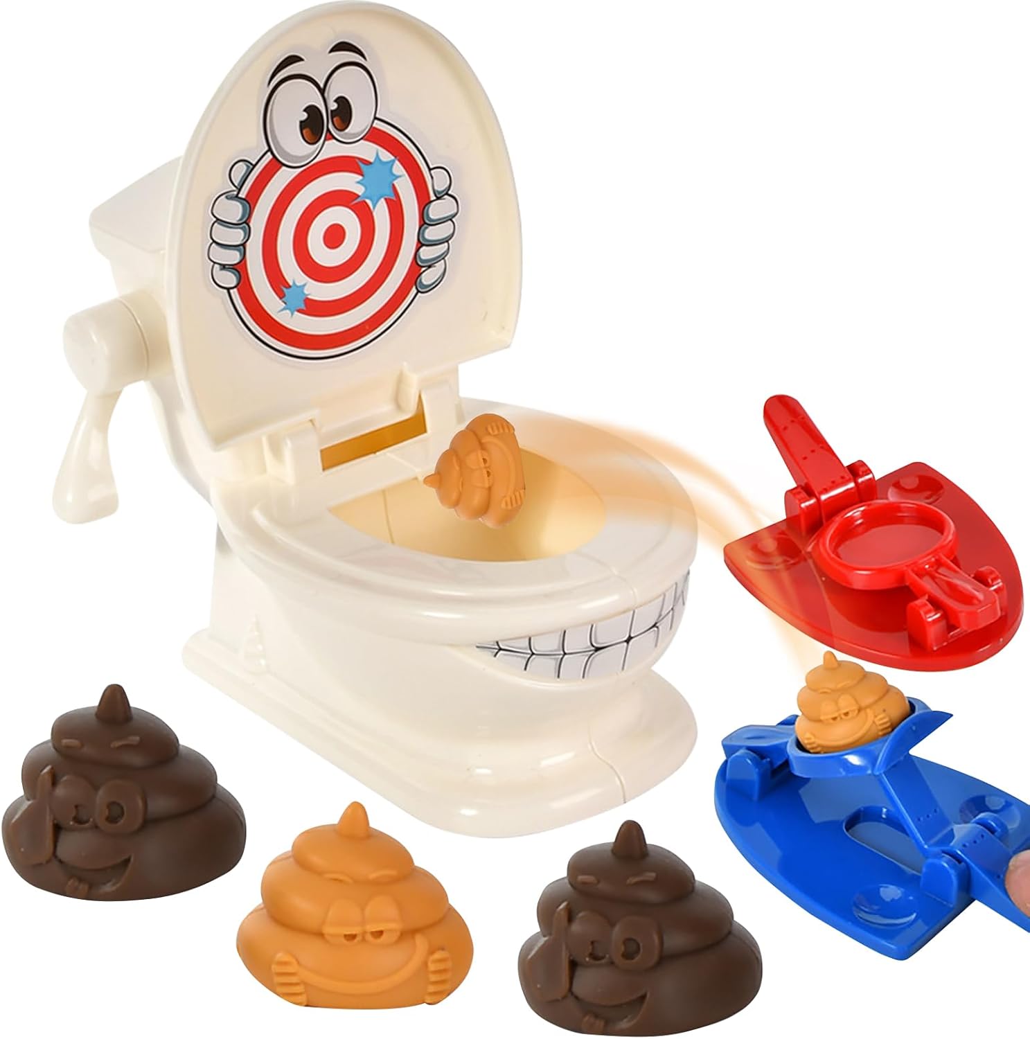Amazon.com: TOPRADE Creative Toilet Toy, Novelty Poop Shooting Game for ...