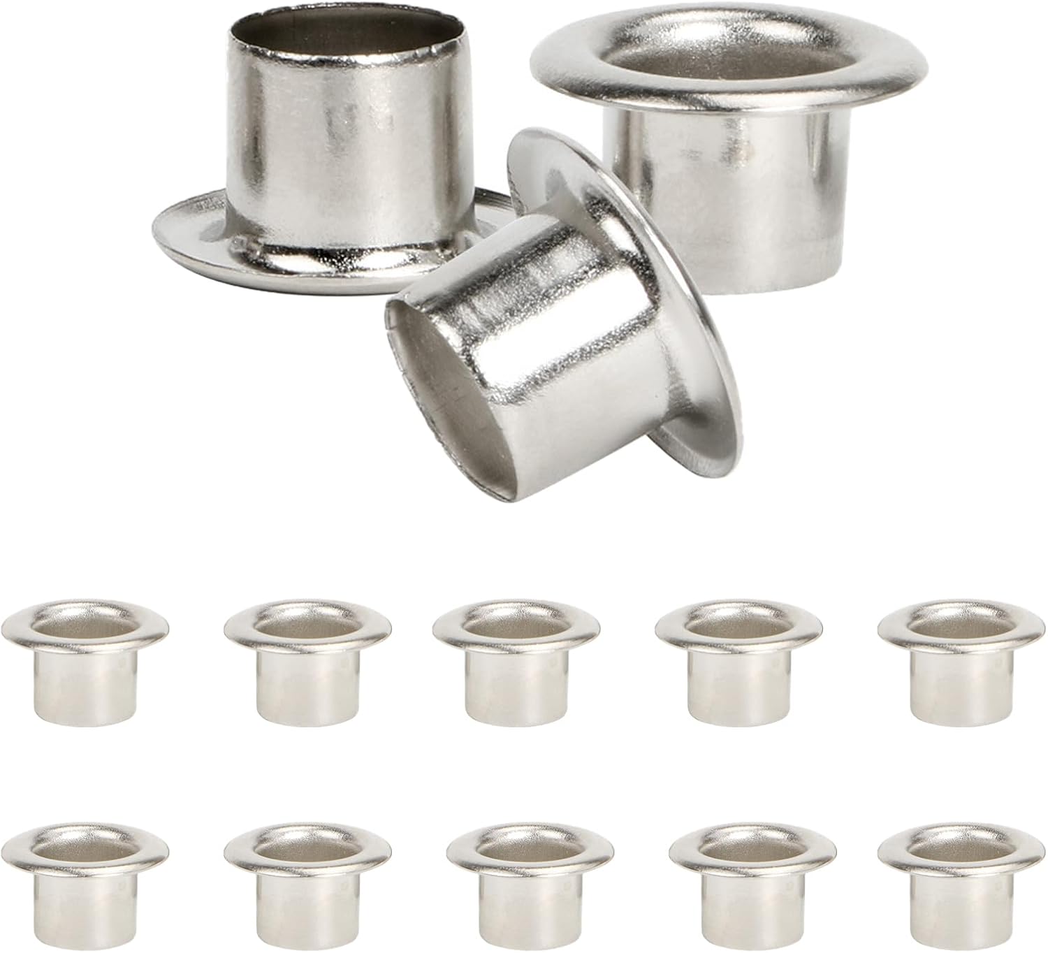 Amazon.com: 600 Pcs Nickel Plated Shelf Pin Sleeves Cabinet Shelf Pins ...