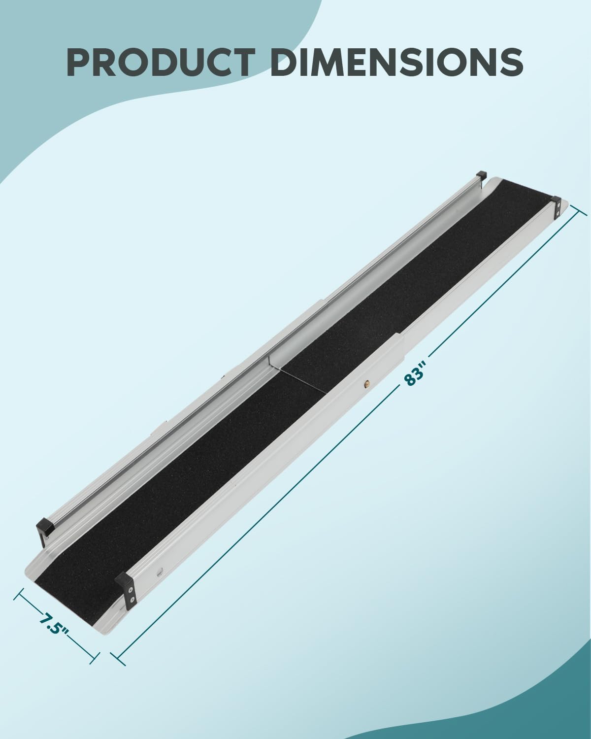 SCITOO Adjustable Wheelchair Ramp 7FT Non-Skid Philippines | Ubuy