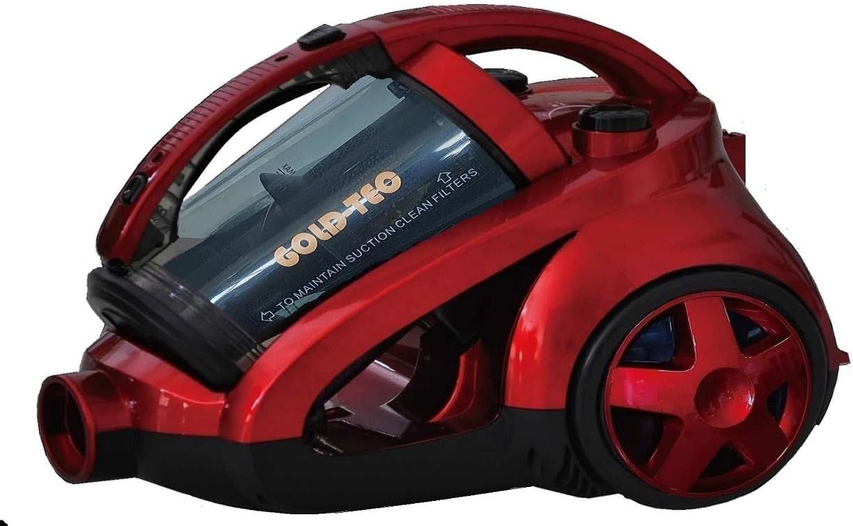 GOLD-TEC 1600W BAGLESS CYLINDER VACUUM CLEANER : Amazon.co.uk: Home ...