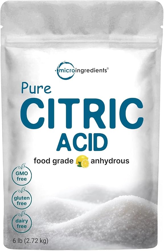 Amazon.com: Citric Acid 6 Pounds, Food Grade, Fine Granular Powder ...