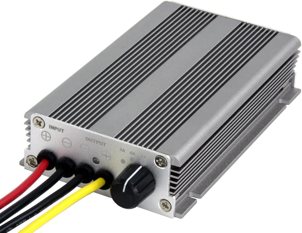 Amazon.com: Powerwerx DCDC-8A 14.5V, 8A Adjustable DC-to-DC Battery ...