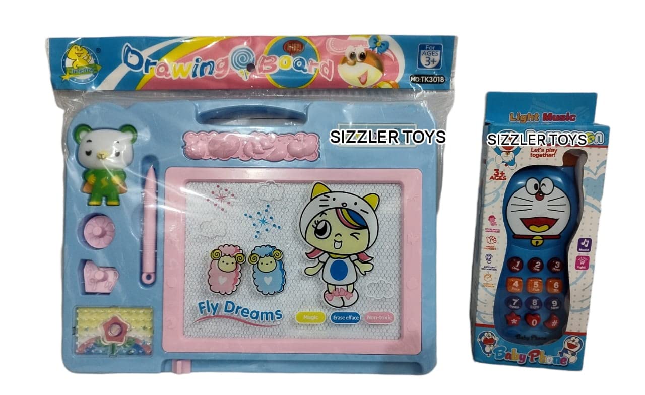 Buy SIZZLER TOYS Presents Big Magic 2 Sided Slate with 2 Stamp and ...