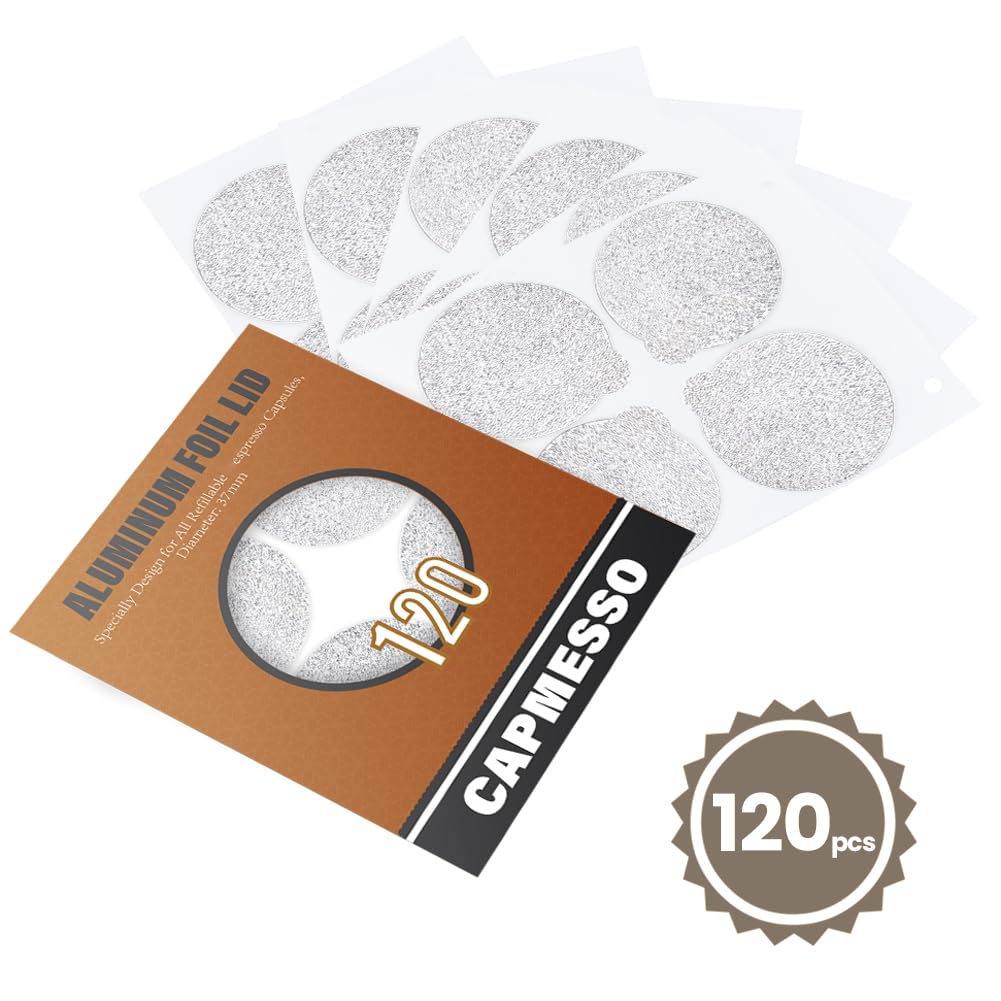 Snapklik.com : CAPMESSO Coffee Capsules Foil Seals -Aluminum Lids Foil ...