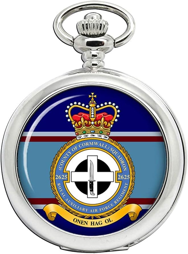 Giftshop UK 2625 Squadron, RAuxAF Regiment Pocket Watch : Amazon.co.uk ...