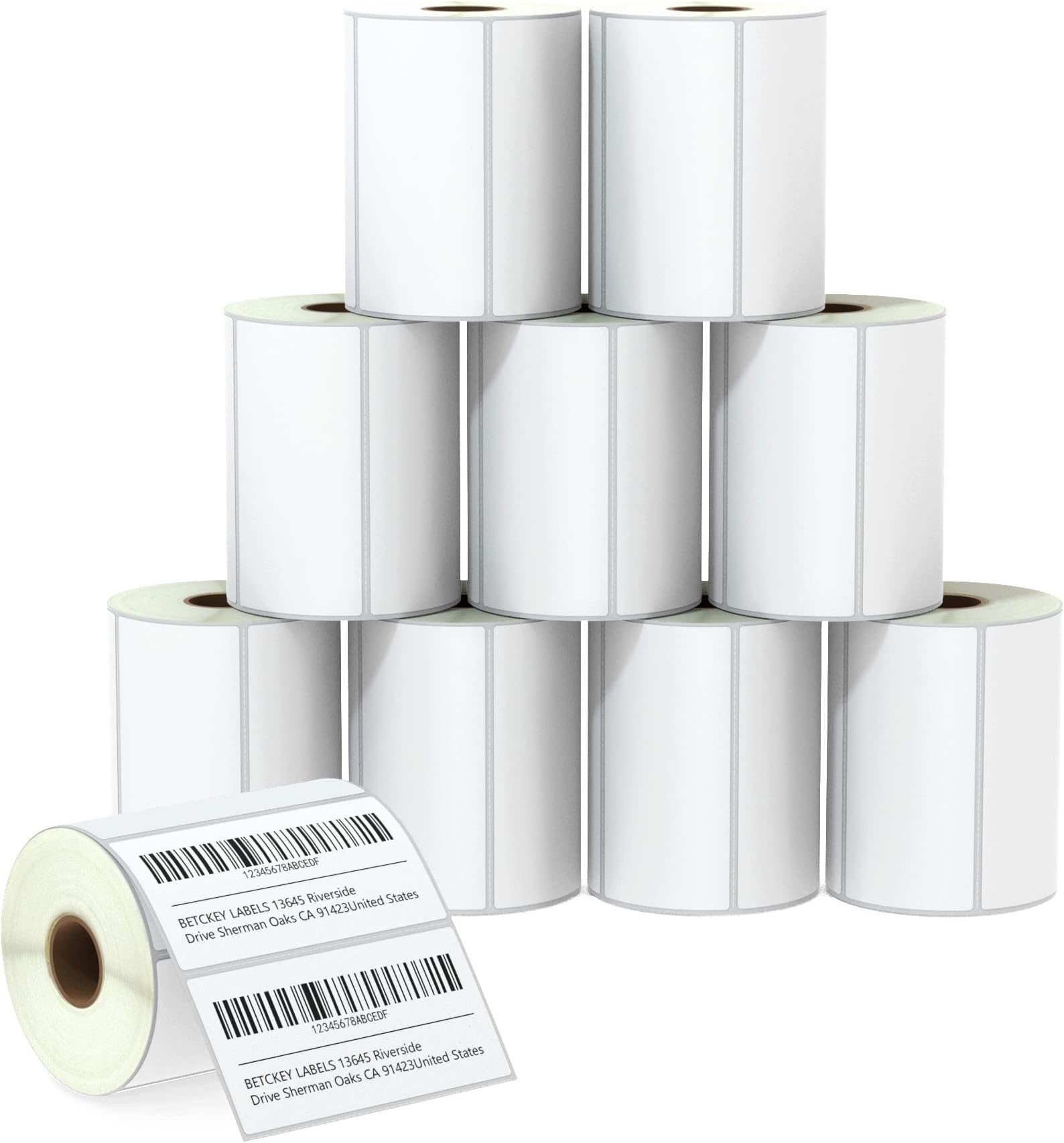BETCKEY - 4" x 2" (102 mm x 51 mm) Barcode Shipping & Multipurpose ...