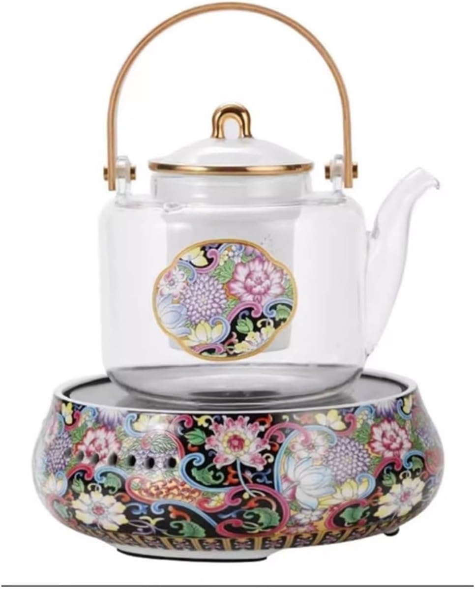 teiera TV a colori in ceramica di fascia alta Stufa in ceramica Set da ...