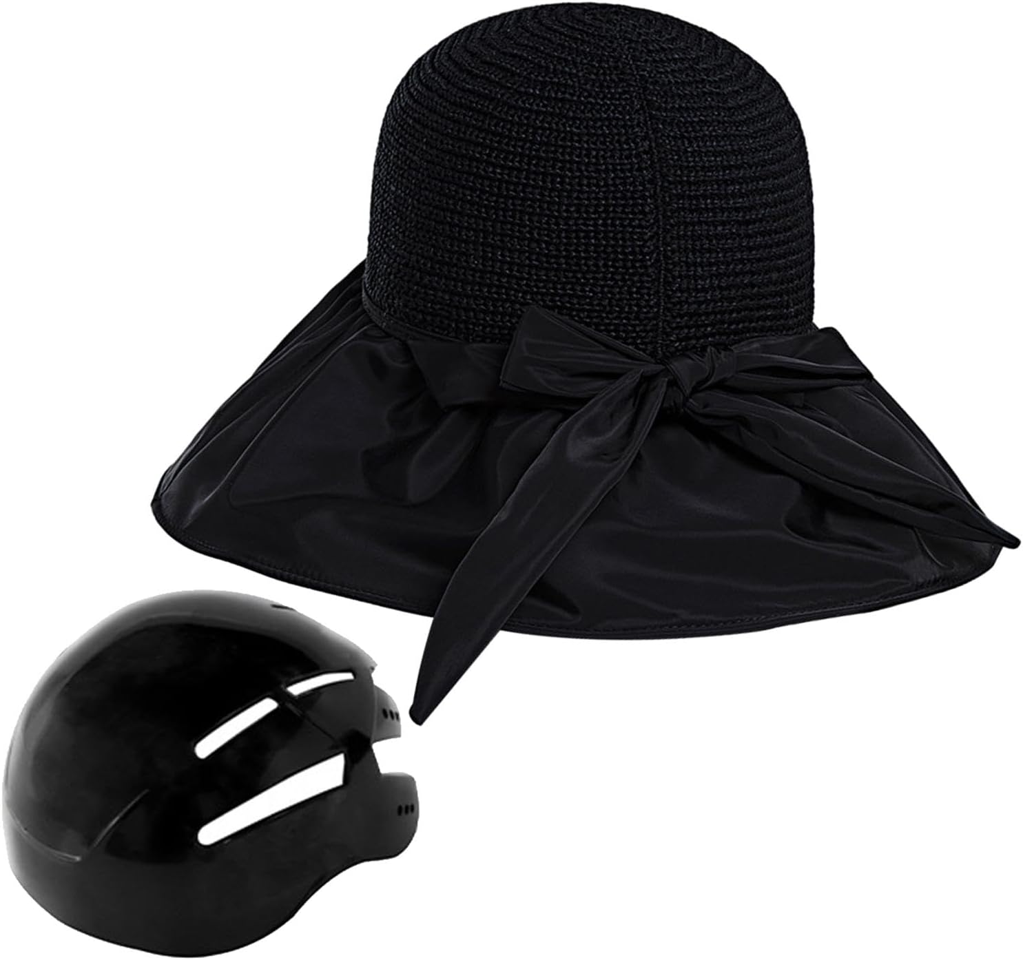 Amazon.com : SM SunniMix Bicycle Helmet Hat Shaped Helmet Safety 58 ...