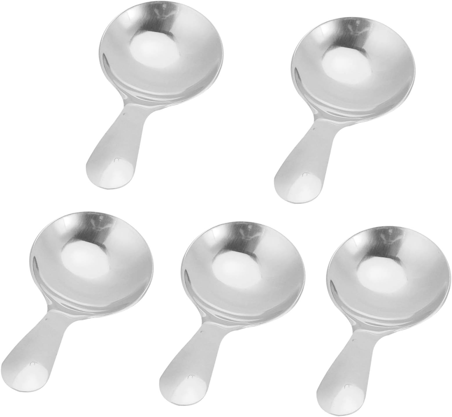 Amazon.com: Dessert Spoon 12 Pcs Stainless Steel Salt Spoon Short ...