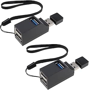 Amazon.com: 2PCS USB 3.0 Hub 1 Male to 3 Female Port (1 USB 3.0 & 2 USB ...