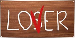 Amazon.com: Loser Lover Backdrop Banner Party Supplies Banners Front ...